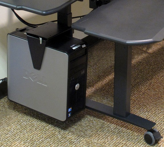 CPU Holders for Standing Desks – Biomorph Inc